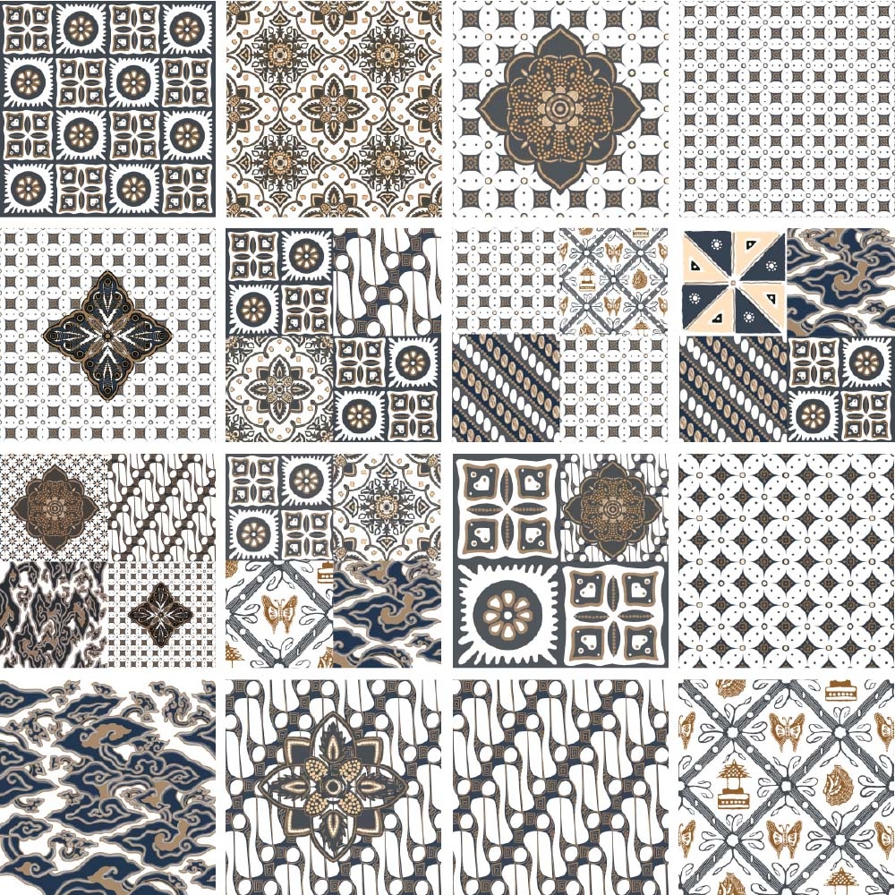 Keramik Lantai Motif Batik