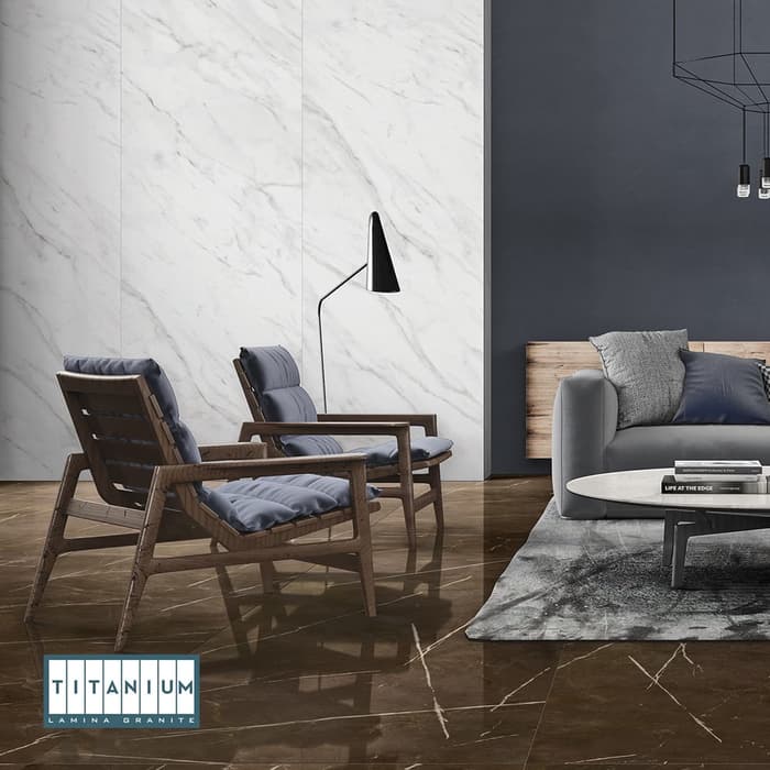 Homogenous Tile Titanium Pulpis Dark Grey Glossy 100x100