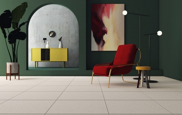 Homogenous Tile Niro Granite GTZ01 Terrazzo Alba 60x60