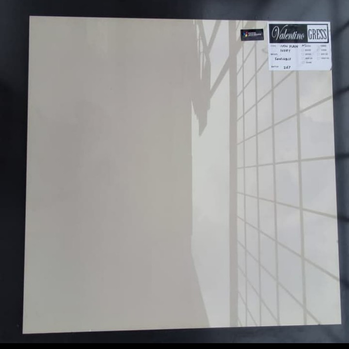 Homogenous Tile Valentino Cream Ivory 60x60