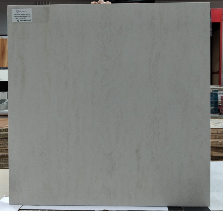 Homogenous Tile Essenza Tevere White Matte 60x60