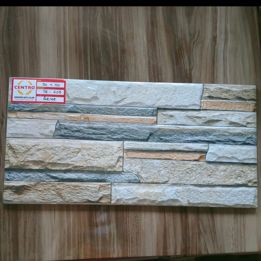 Keramik Dinding Centro SE 203 Beige 20x40