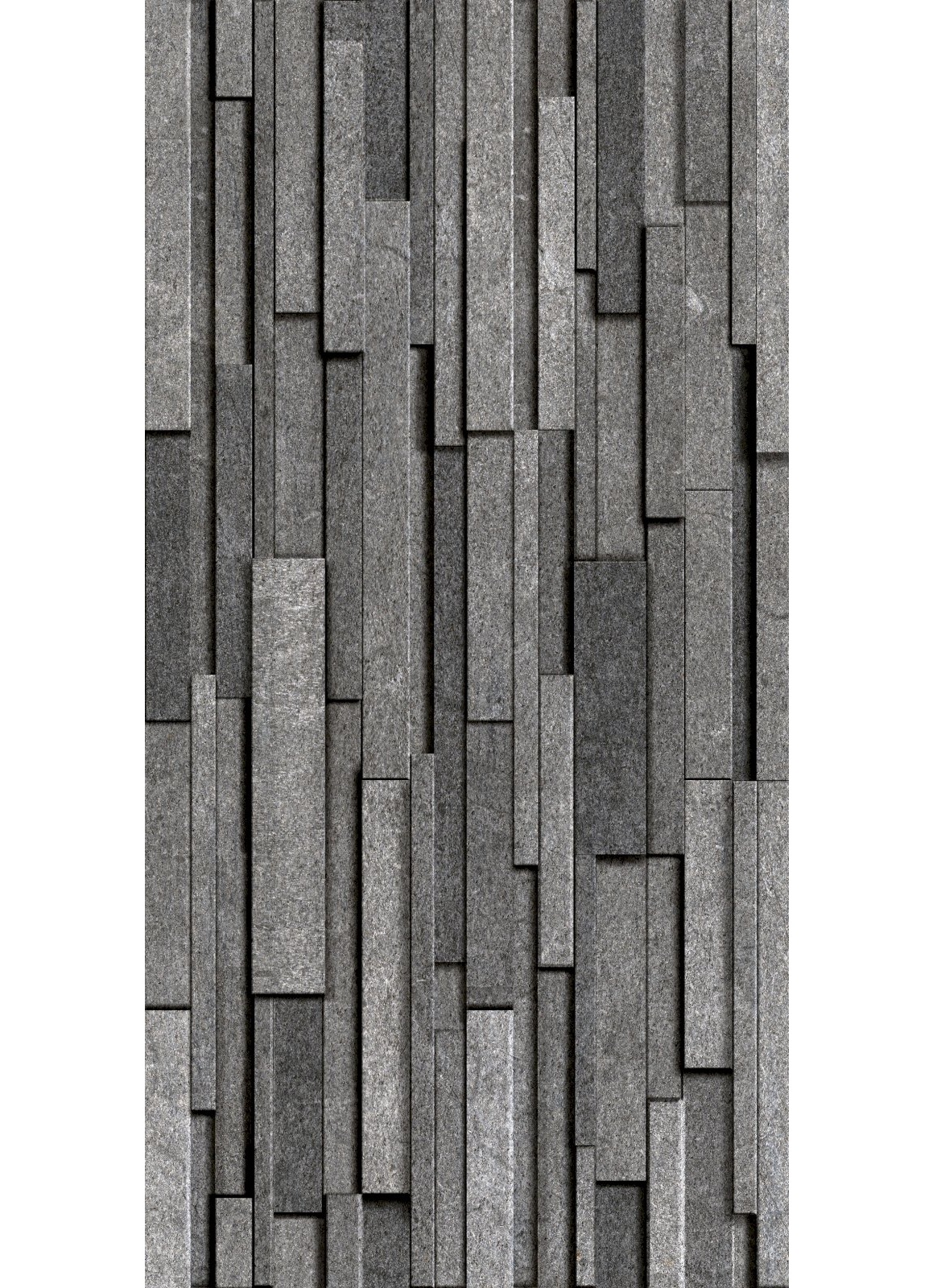 Keramik Dinding Asia Tile Ginza Grey Embossed 20x40