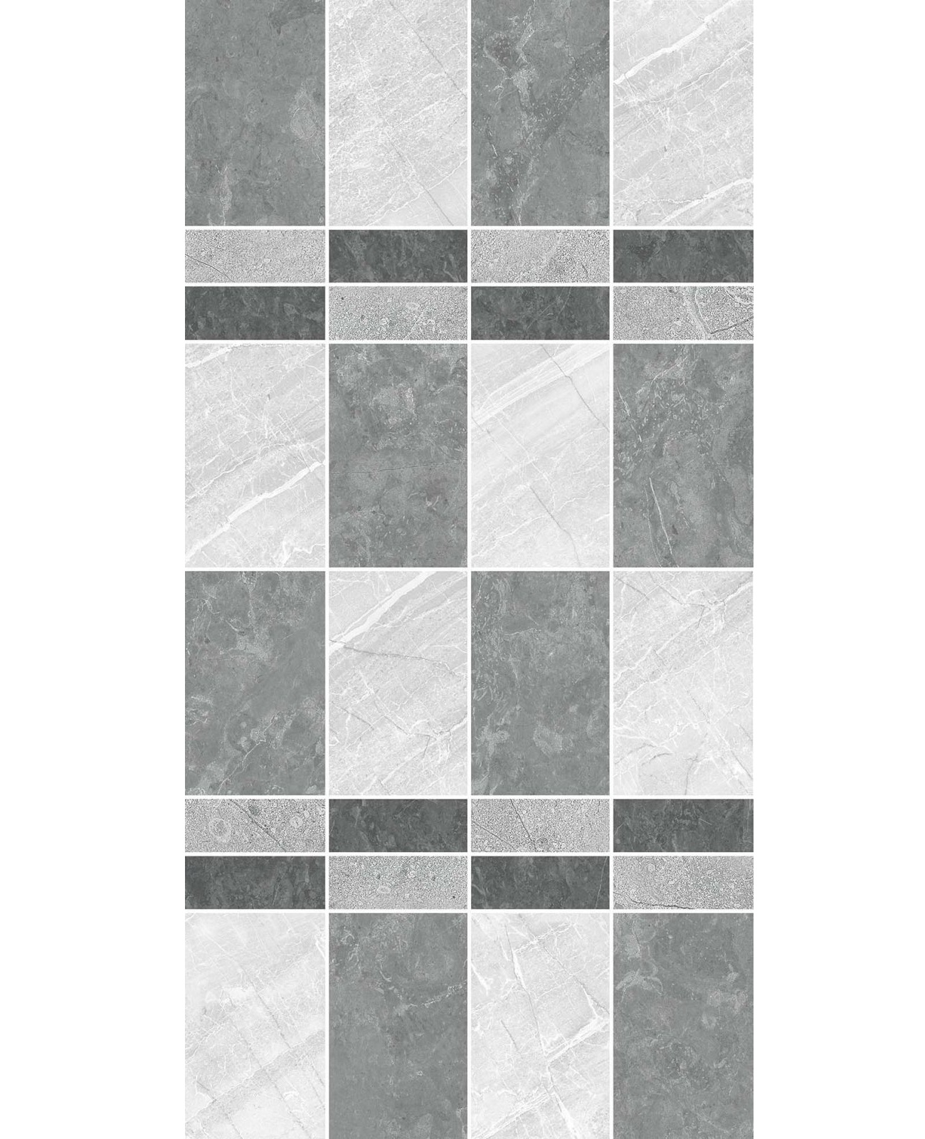 Keramik Dinding Platinum Carmen Grey Decor 25x50