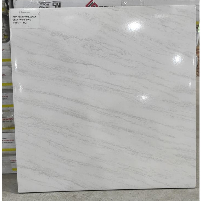 Keramik Lantai Asia Tile Zensa Grey 40x40 KW3
