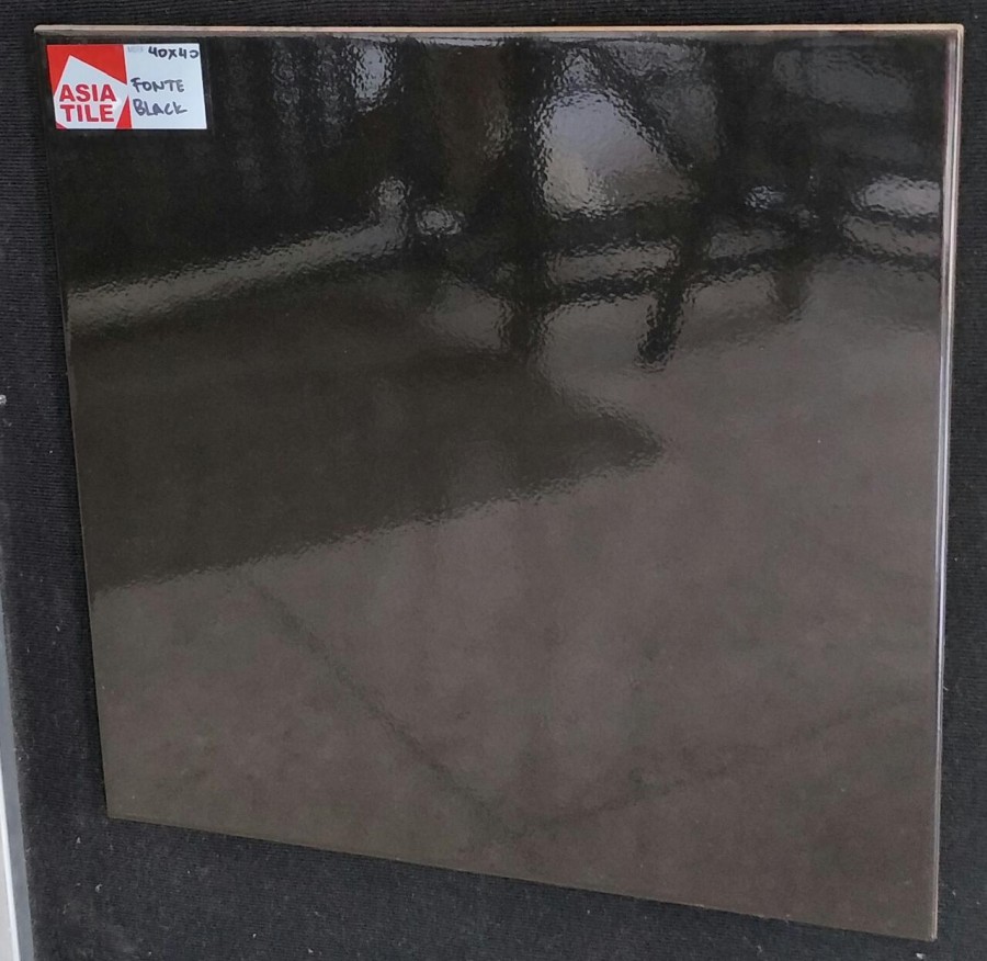 Keramik Lantai Asia Tile Fonte Black 40x40 KW3