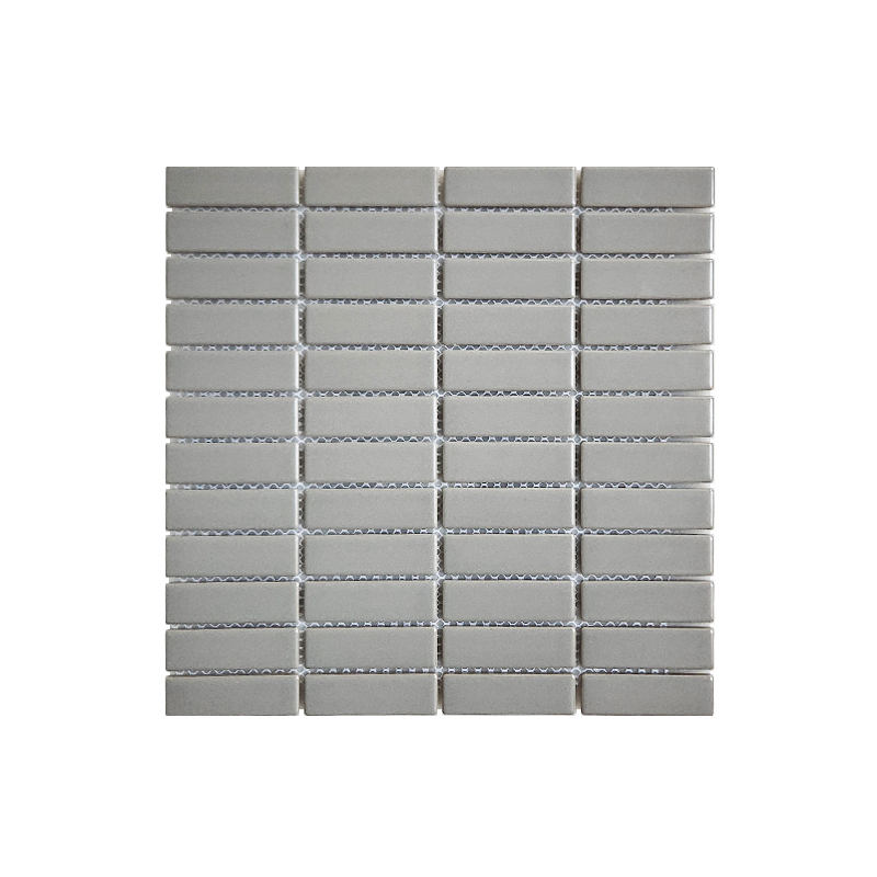 Mosaic MOZZA TILE Row Matte Grey 21.5x71.5mm (298x294mm)